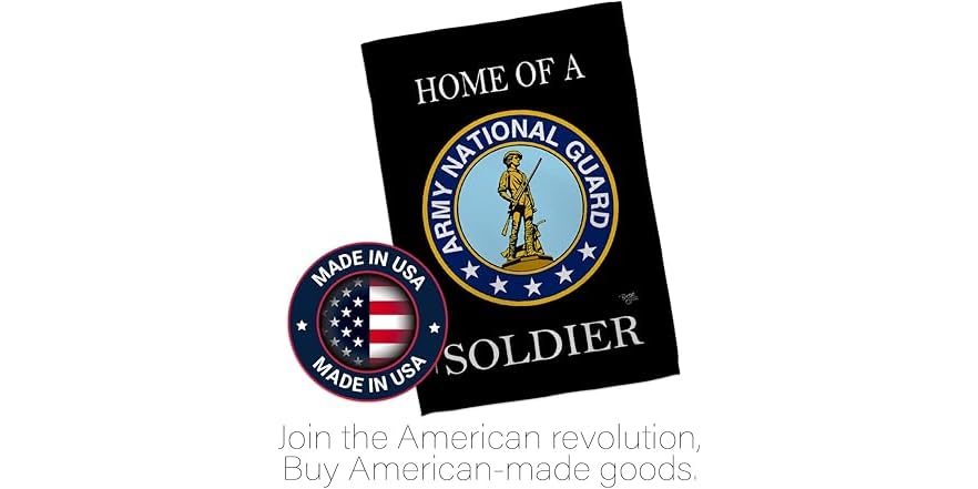 Home of National Guard Soldier Garden Flag - Armed Forces