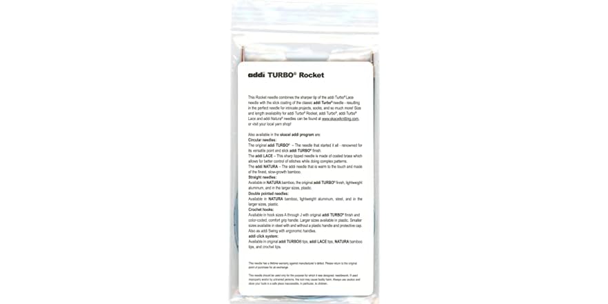 addi Circular Turbo Rocket Lace Skacel
