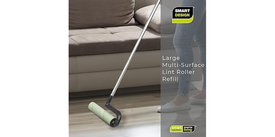 Mega Floor Lint Roller Refill - Set of 2