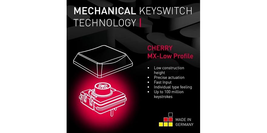 Cherry MX-LP 2.1 Compact Wireless Gaming Keyboard