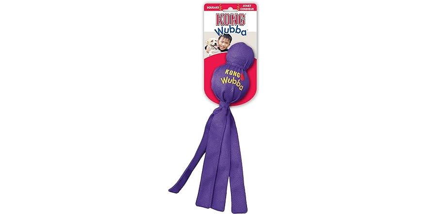 KONG Wubba Dog Tug of War (Assorted Colors)