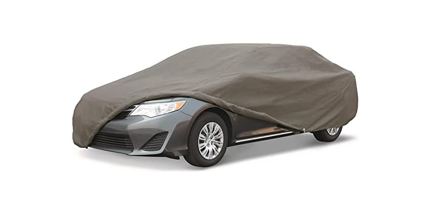Amazon Basics Car Weather Cover, Compact