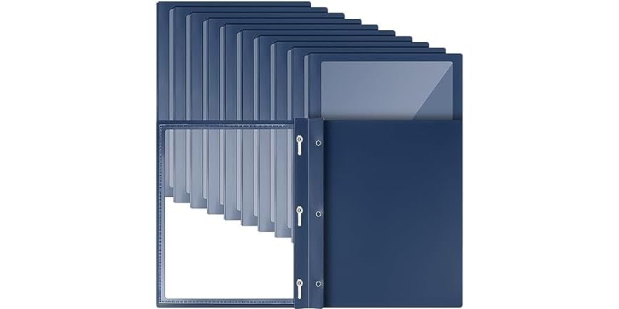 36 Pcs Report Covers with 3 Prongs