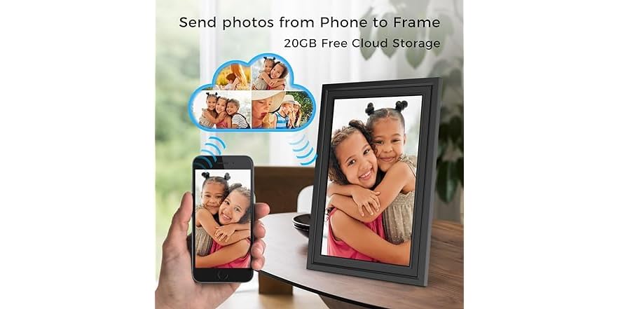 Sungale 10” Cloud Digital Photo Frame