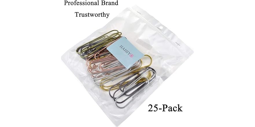 4" Extra Large Paper Clips 25 Pack