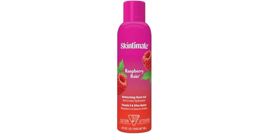 Skintimate Raspberry Rain Womens Moisturizing Shave Gel, 198g