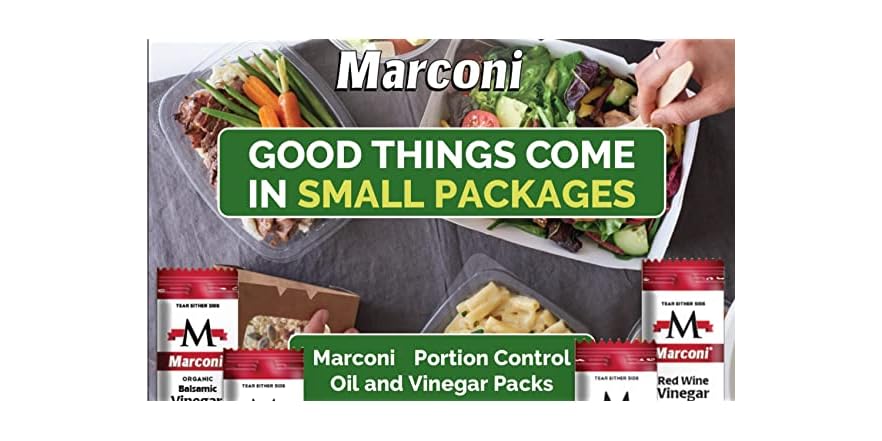 Marconi Organic Balsamic Vinegar, Box of 100