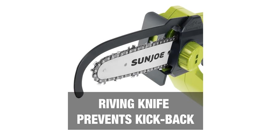 Sun Joe 24V-HCS-LTE Cordless Handheld Chainsaw