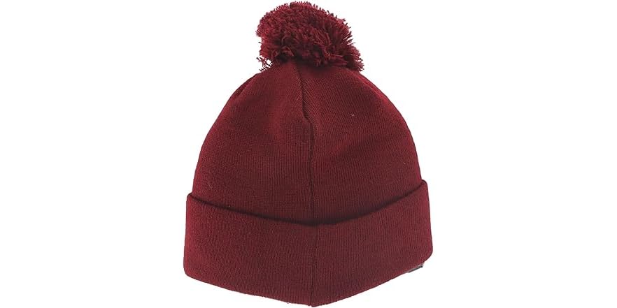 FSU Pom Beanie Patch Brick Team Color
