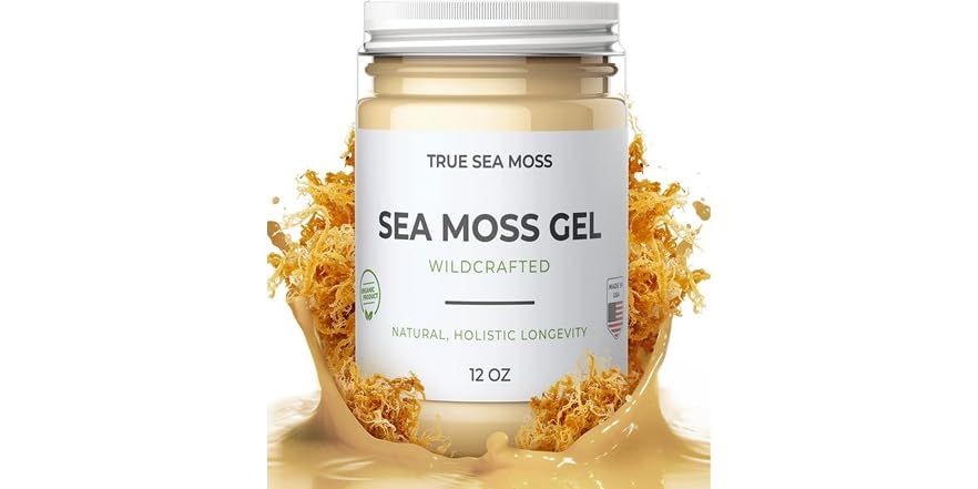 TrueSeaMoss Wildcrafted Sea Moss Gel 12oz