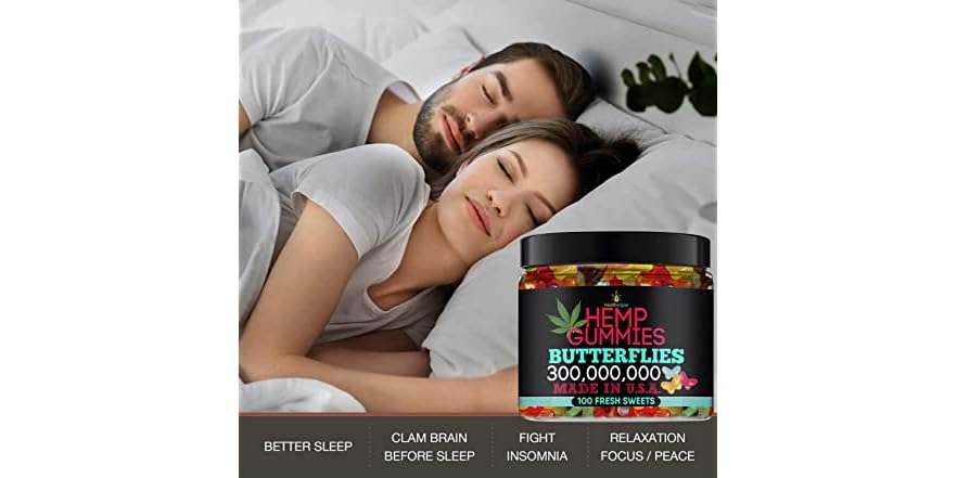 Healthergize Hemp Butterfly Gummies (100-Ct)