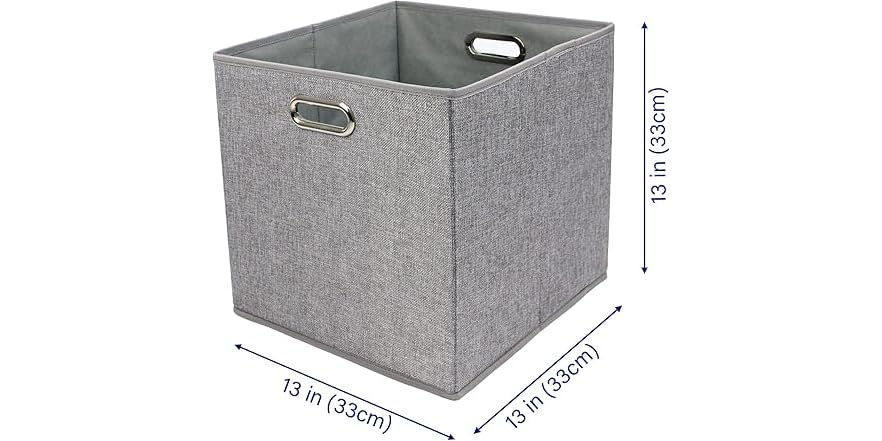 Casaphoria 4pcs Cube Collapsible Fabric