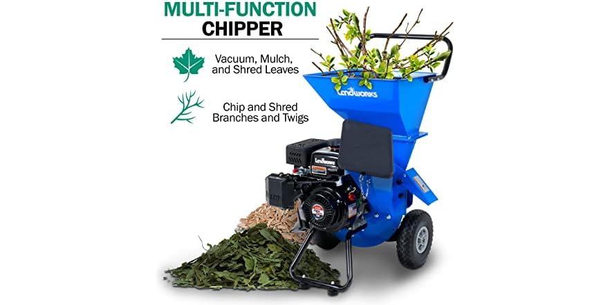 Landworks Wood Chipper Shredder Mulcher