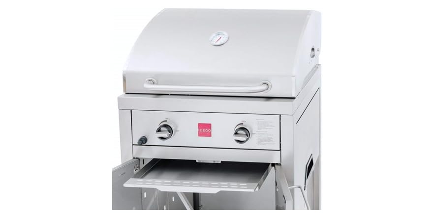 Fuego Gas Grill - Stainless Steel, 27"