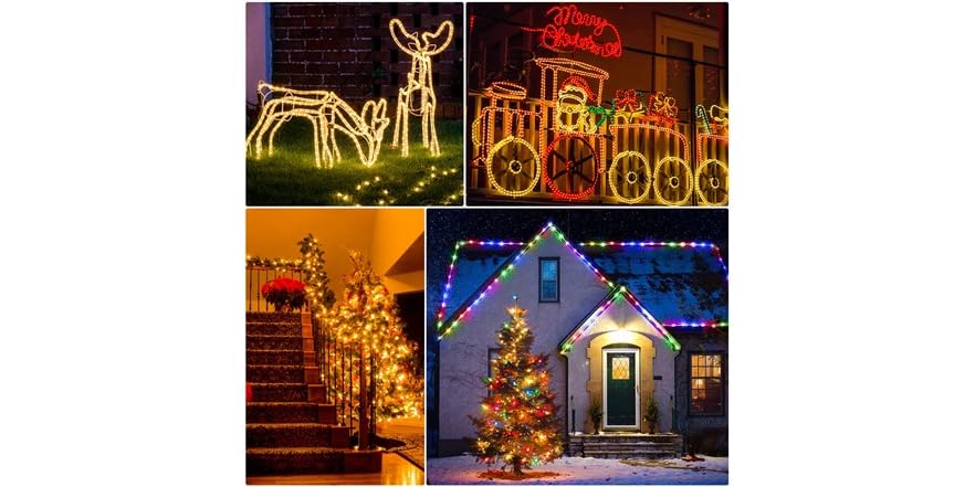 Mlambert 132Ft LED Rope Lights with 400 LEDs