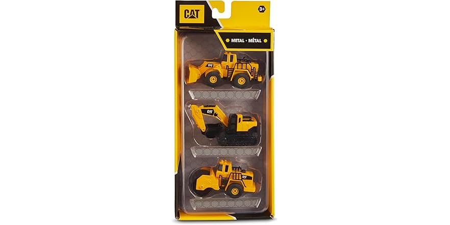 CAT Construction Toys CAT Construction 3PK Vehicles
