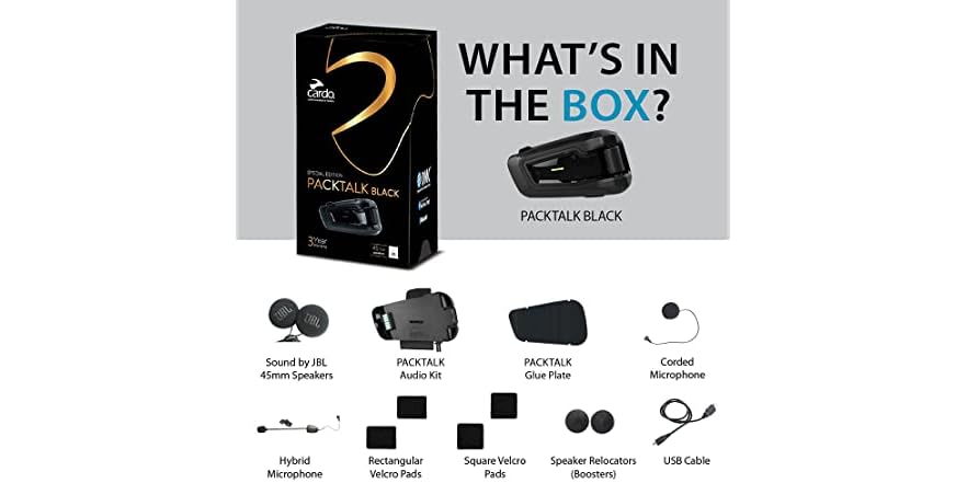 Cardo Special Edition Packtalk Black