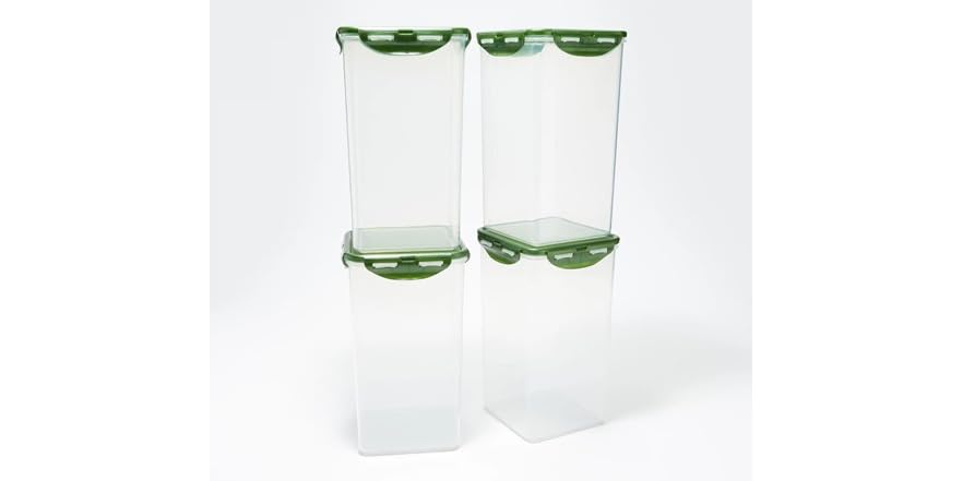 LocknLock 4-Pc Tall Canister Storage Set