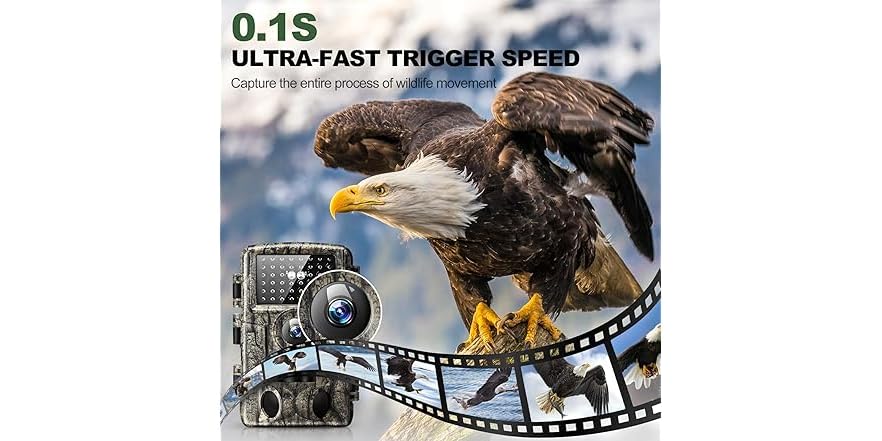 4K WiFi Trail Camera with Night Vision