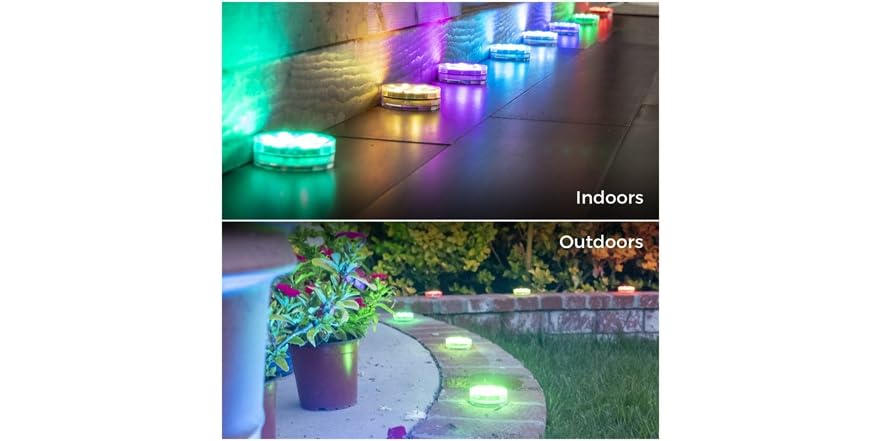 Lumn8 EFX LED Waterproof Lights 4-Pack