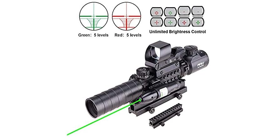 Pinty Rifle Scope 3-9x32 Rangefinder