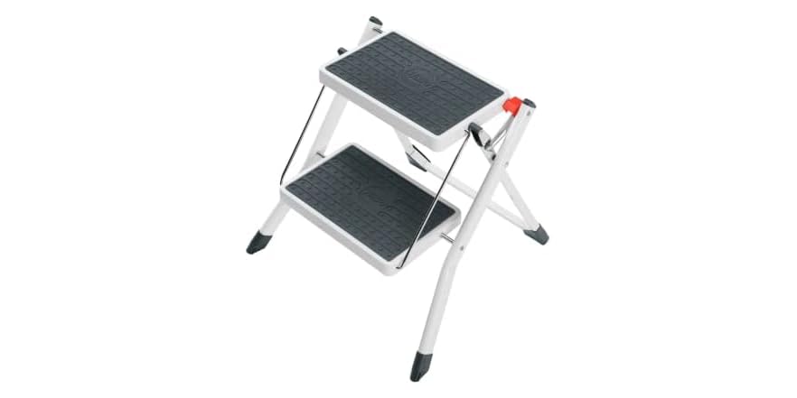 Hailo MK60 Mini (White) Steel Step Stool