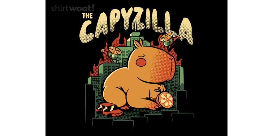 Capyzilla Kawaii Monster
