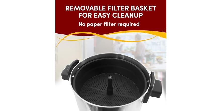 Elite Gourmet Maxi-Matic 30 Cup Coffee Urn