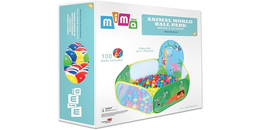 Mima Toys - Animal World Pop UP Ball Pit