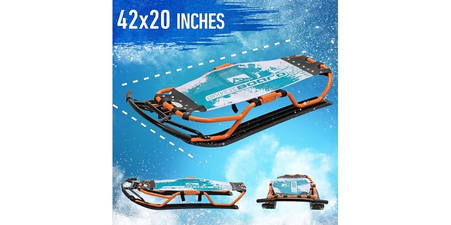 Franklin Sports Arctic Trail Skiboard Snow Sled