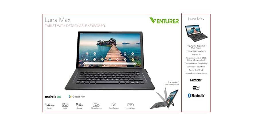 Venturer 14" Luna Max Android 10 Tablet