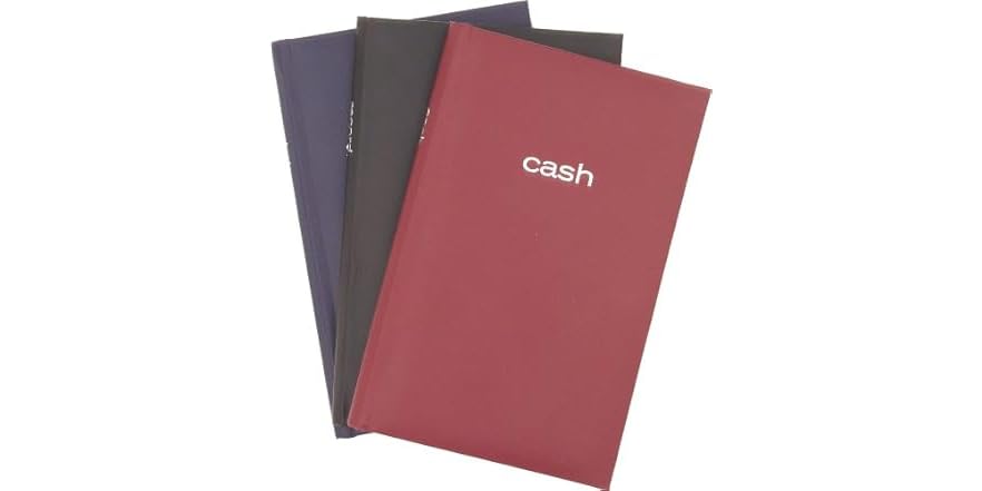 Mead Cash Book - 144 Pages- Assorted colors