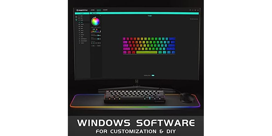 Punkston TH61 60% Mechanical Gaming Keyboard