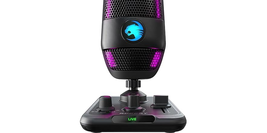 ROCCAT Black Torch RGB USB Gaming Microphone