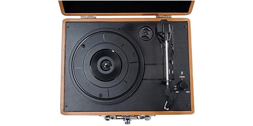 Retro Belt-Drive Turntable (Open Box)