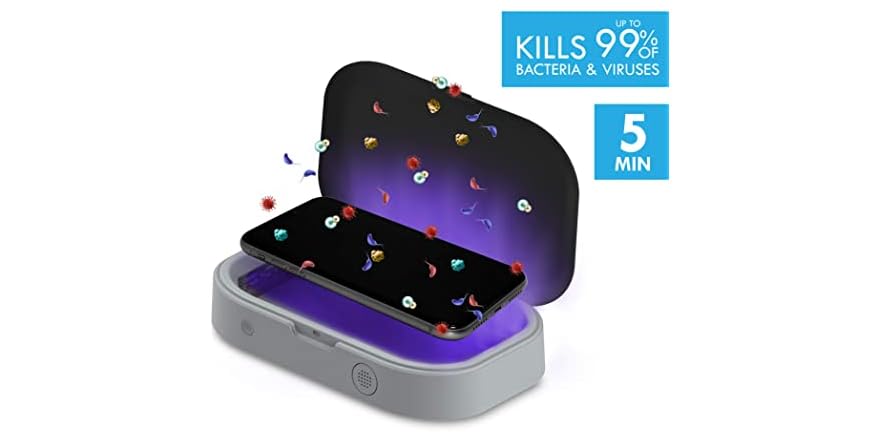 Aduro Phone Sanitizer Box U-Clean UV Light Sanitizer Box