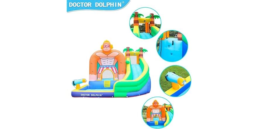 Doctor Dolphin Inflatable Water Slide