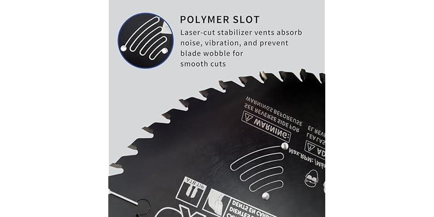 DuraForce 10 Inch 32T & 60T ATB Circular Saw Blades