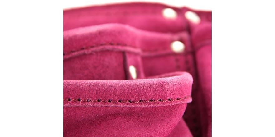 Graintex 8-Pocket Pink Leather Tool Belt