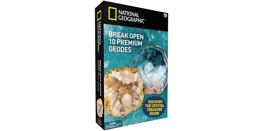 National Geographic - Break Open 10 Geodes