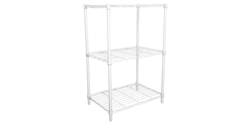 3-Layer Wire Shelf White
