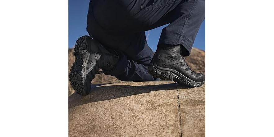 Merrell Men's Moab 3 8" Zip Military Leather Work Boots