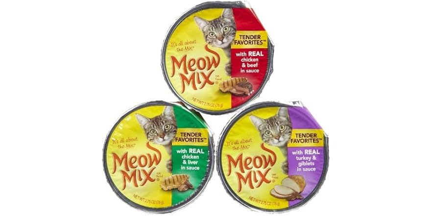 Meow Mix Market Select Cat Food, 12-Cups