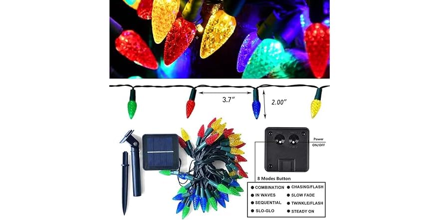 SGLspeed C6 50LED Christmas Solar