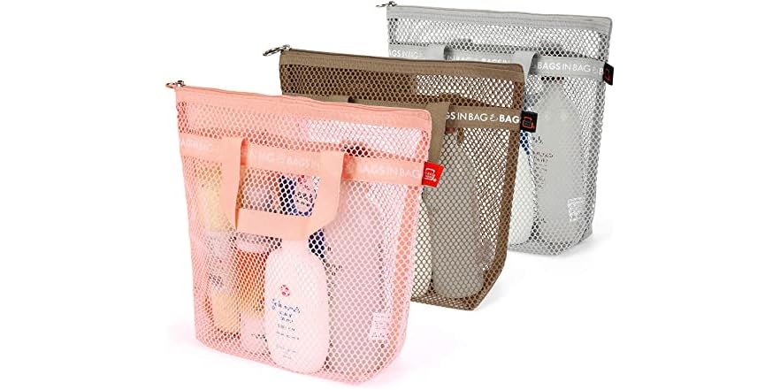 Bags in bag Portable shower Mesh Caddy