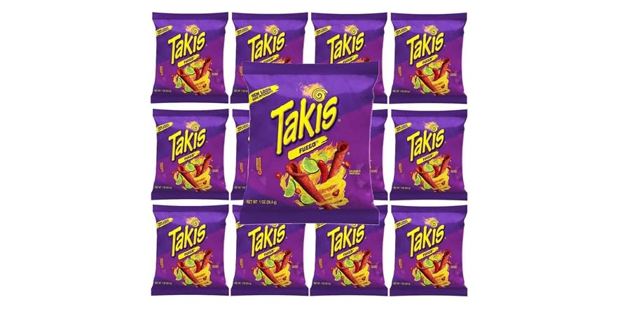 Takis Fuego, 1oz Pouches, Pack of 12