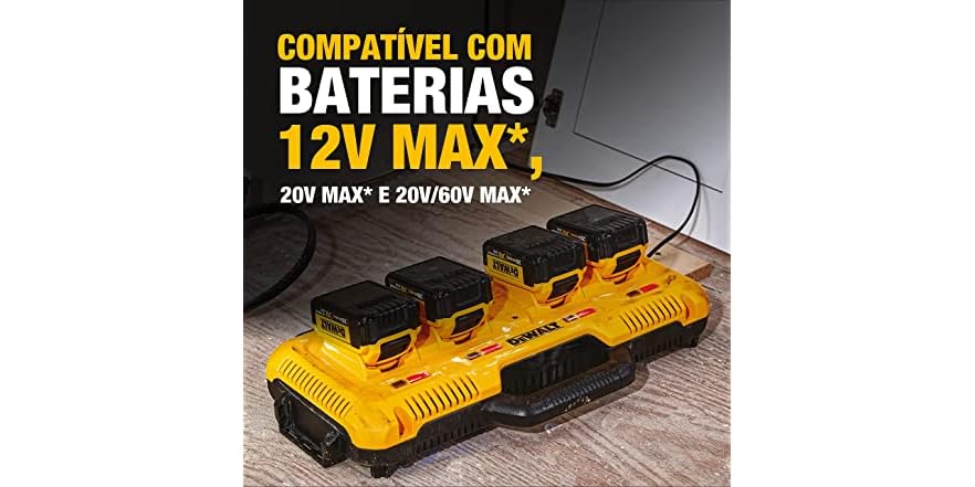 DEWALT DCB104 Multiport Simultaneous Fast Charger (Open Box)