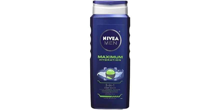 Nivea For Men Maximum Hydration 3-in-1 Body Wash - 16.9 oz