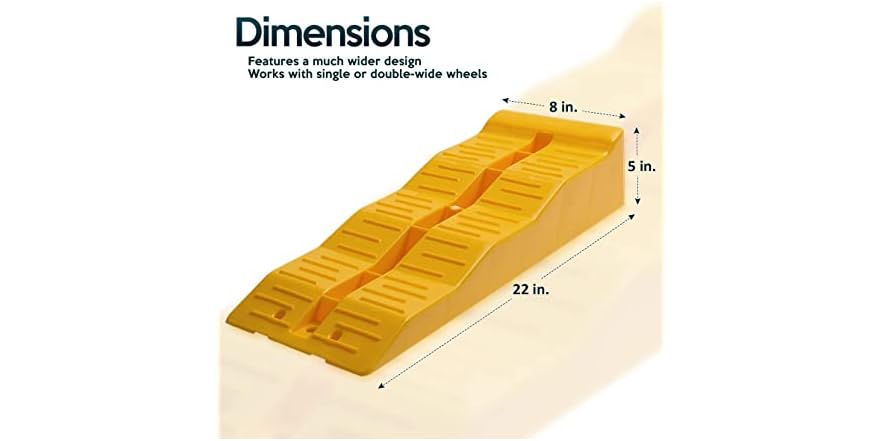 Car Tire Leveling Ramps