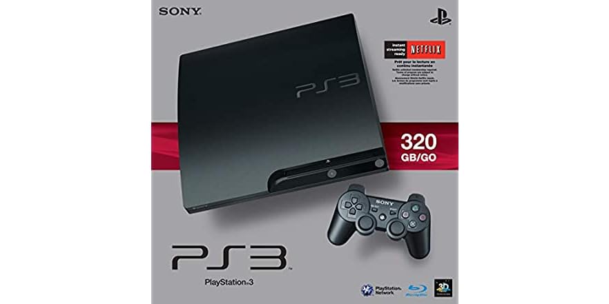 Sony PlayStation 3 Slim 320 GB Charcoal (Open Box)